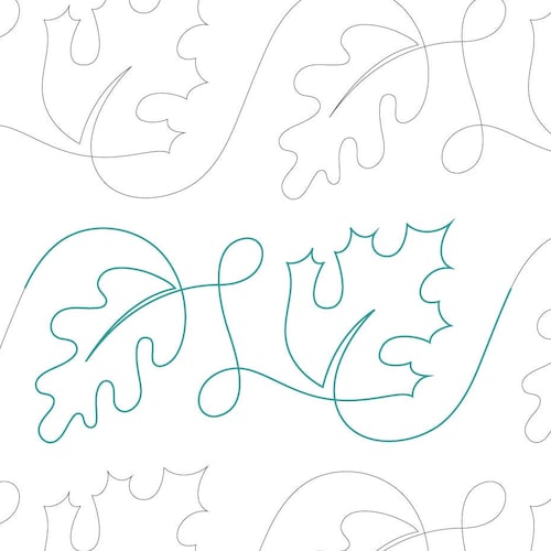 LOOPS Digital Longarm Edge-to-edge Pantograph Pattern - Etsy