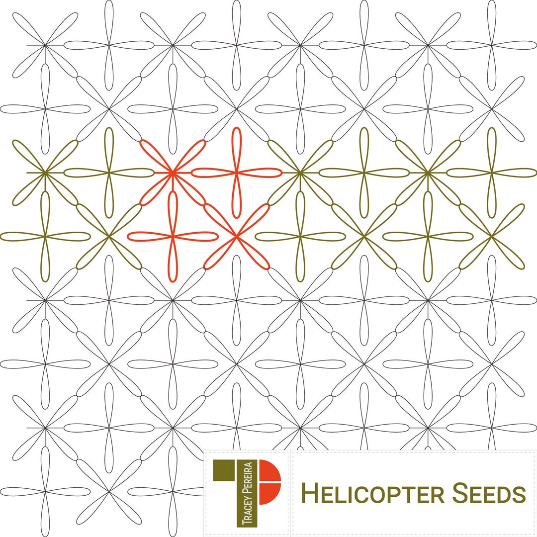 HELICOPTER SEEDS - Digital Quilting Pantograph for Computerised ...