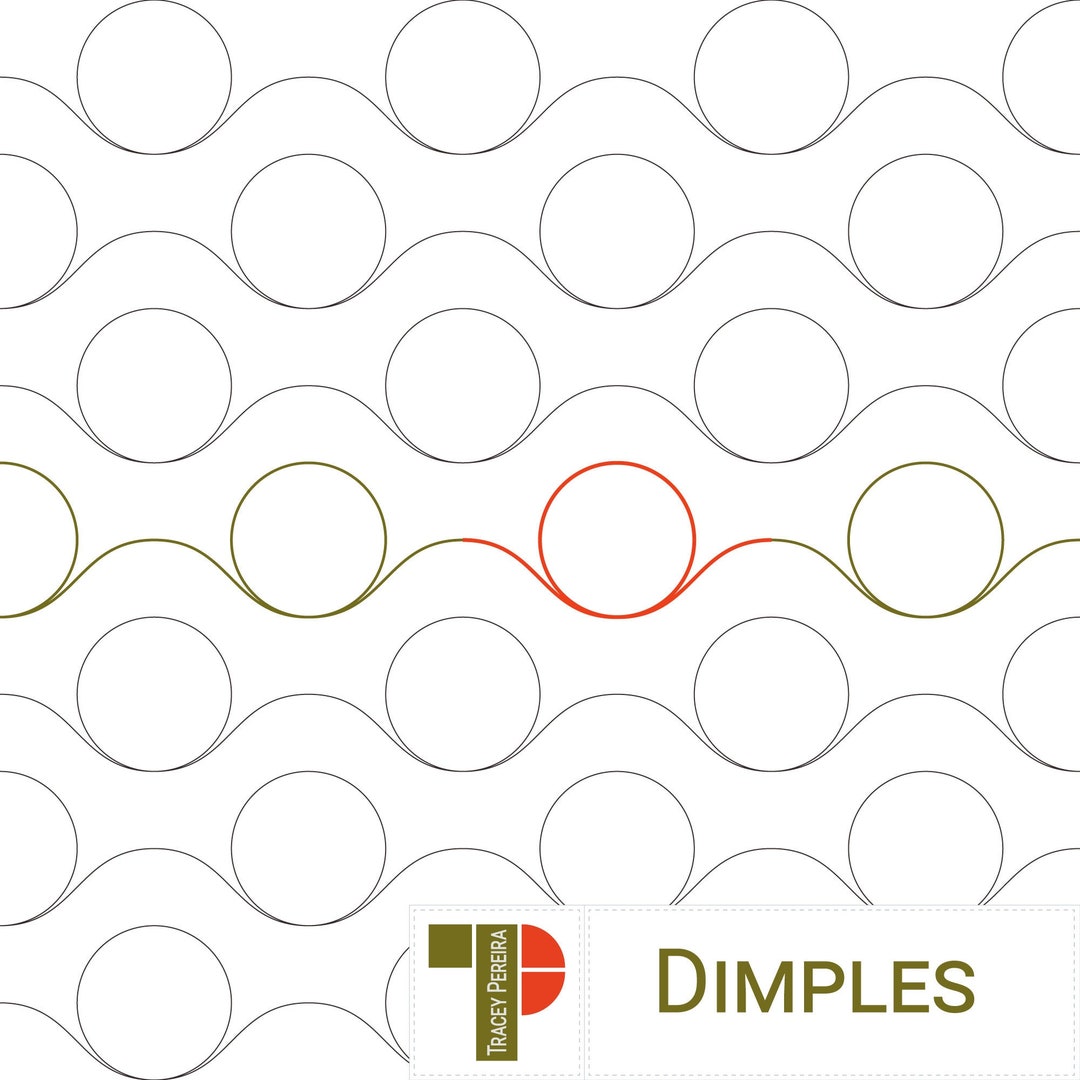 DIMPLES - Digital Pantograph for Computerized Longarm Quilting - Etsy