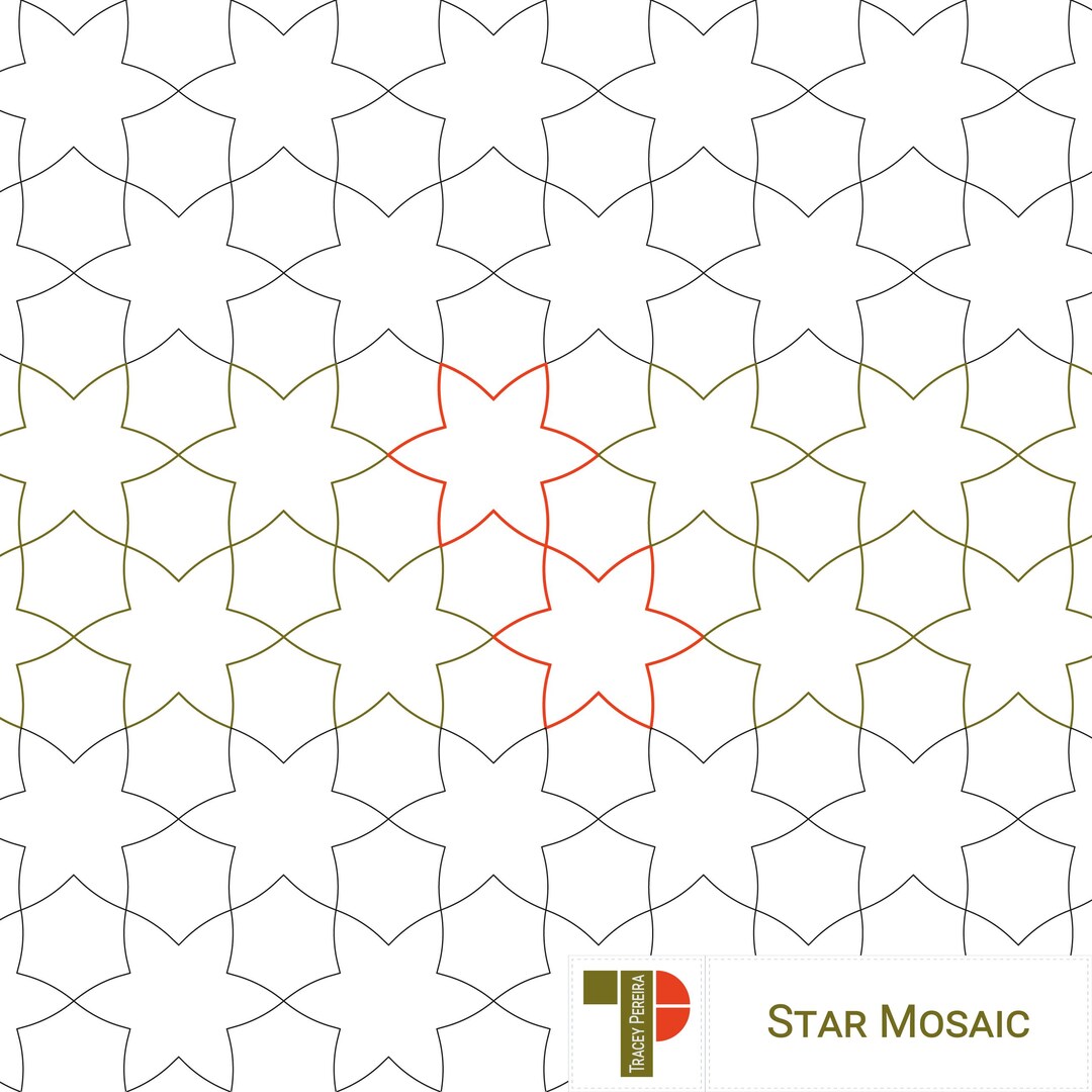 STAR MOSAIC : Digital Longarm Pantograph for Computerized Quilting ...