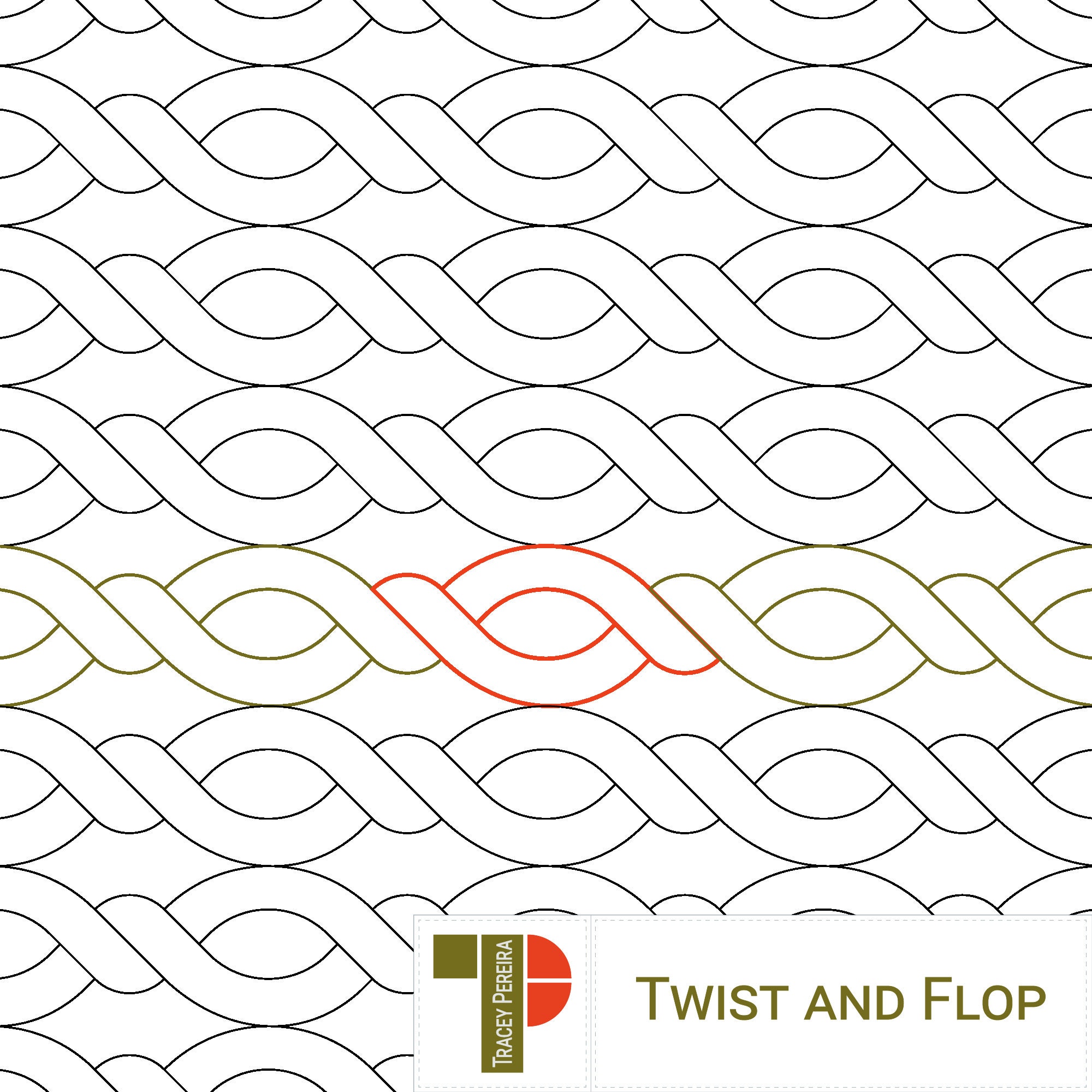 TWIST and FLOP - Digital Longarm Pantograph Pattern for Computerised ...
