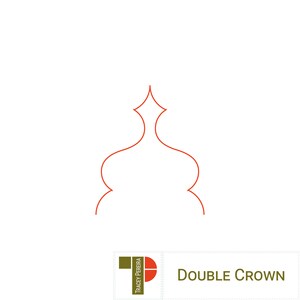 DOUBLE CROWN - Digital Longarm Edge to Edge Pantograph Pattern for ...