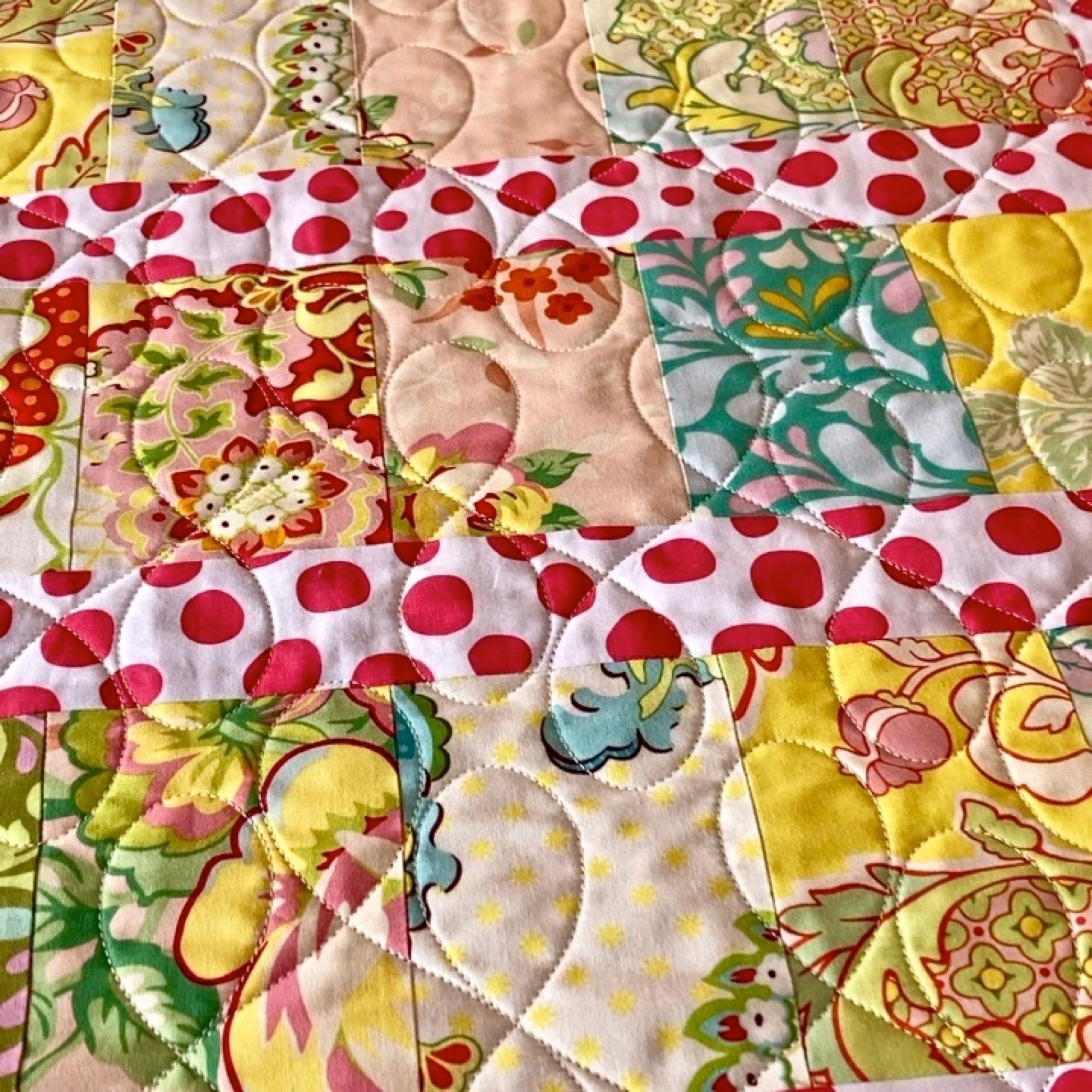 LOOPY LOOPS - Digital Longarm Edge-to-edge Pantograph Pattern - Etsy