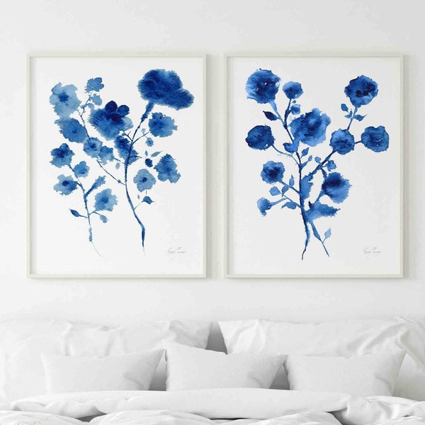 Modern Flower Print - Etsy