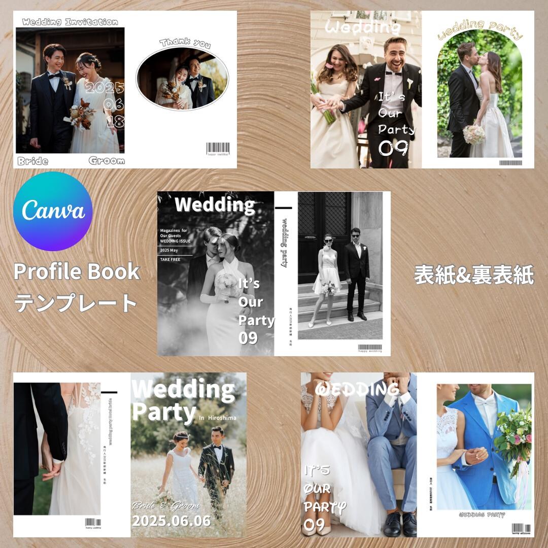 The Perfect Wedding Profile Book Template From Canva - Etsy