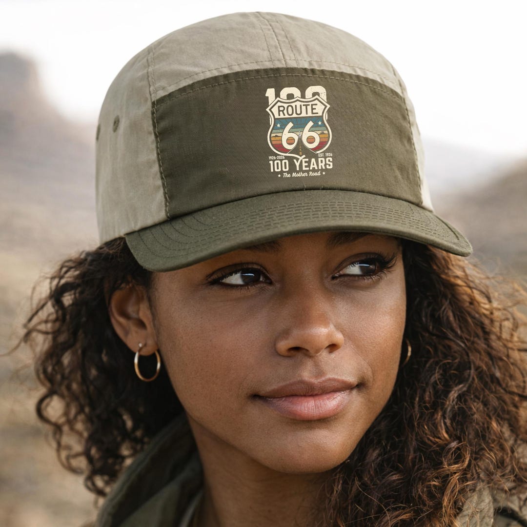 Route 66 Cap | Nylon Two-tone Baseball Hat - Etsy