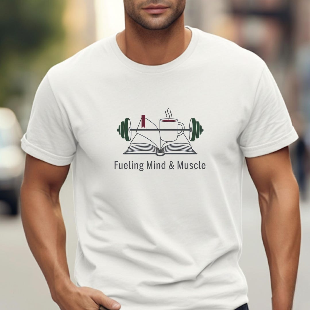 Fitness Motivational T-shirt, Gym Shirt for Workouts, Fueling Mind ...