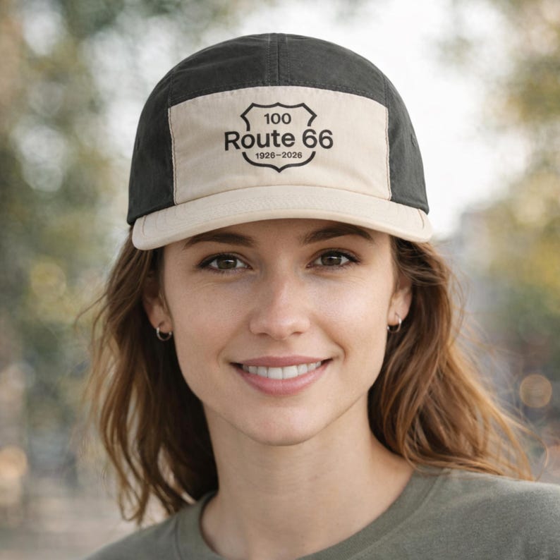 Route 66 100th Anniversary Cap Nylon Cap - Etsy