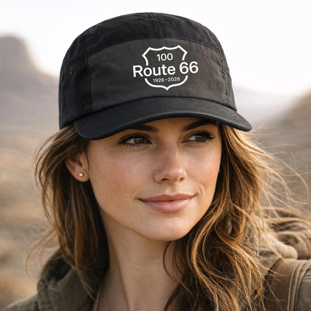 Route 66 100th Anniversary Cap Nylon Cap - Etsy