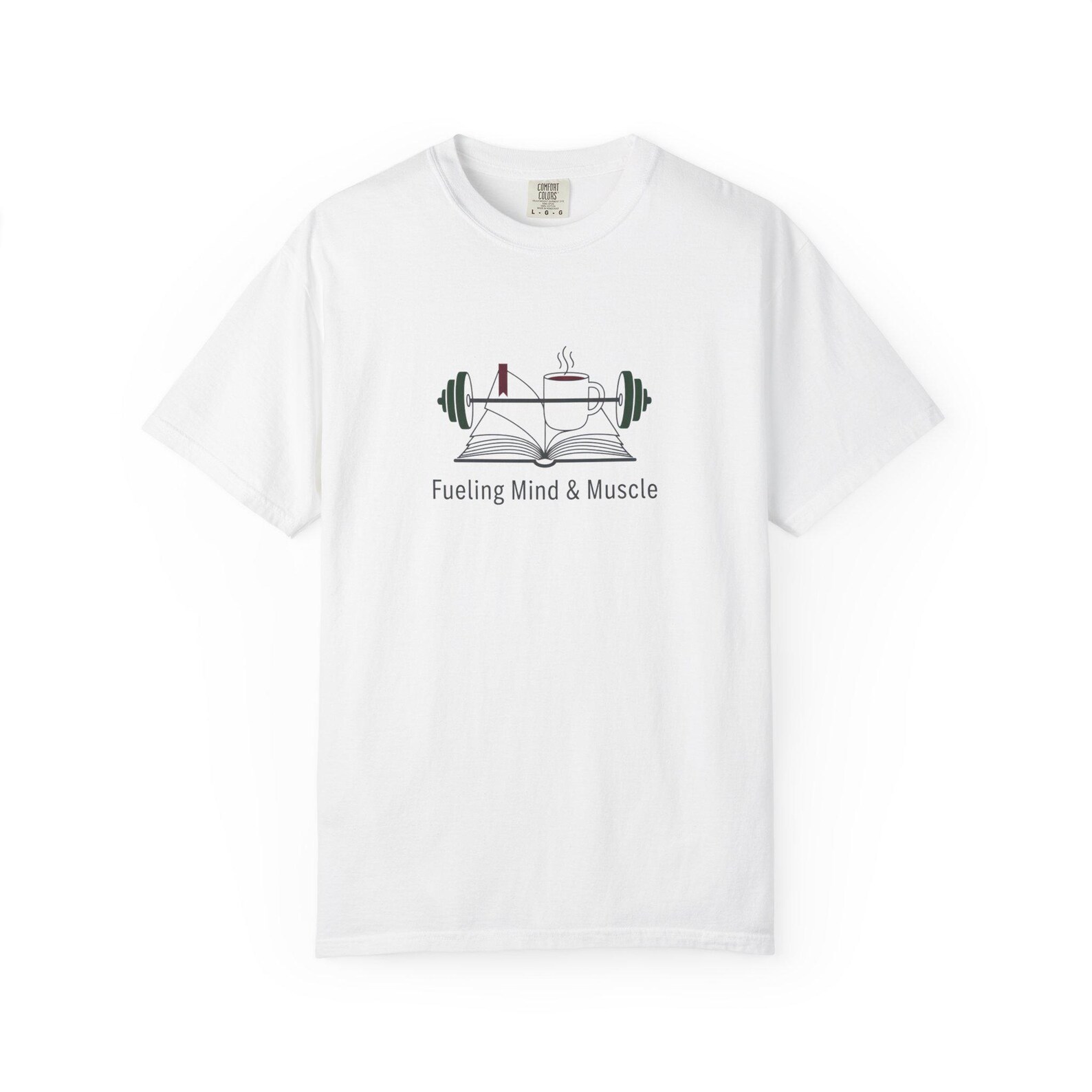 Fitness Motivational T-shirt, Gym Shirt for Workouts, Fueling Mind ...
