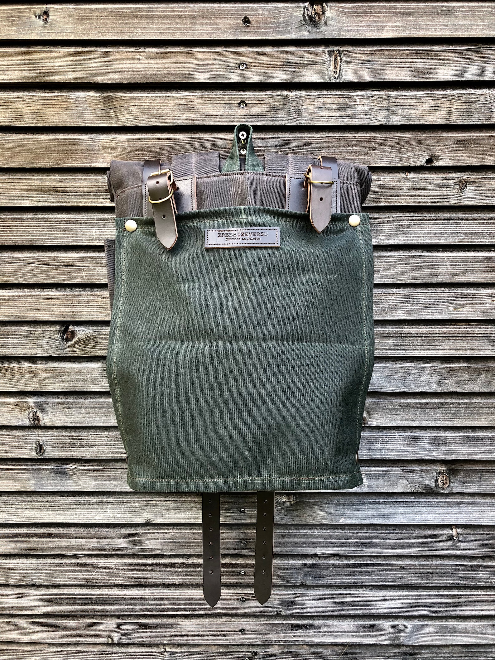 Convertible Backpack Into Bike Pannier / Bicycle Bag in Waxed - Etsy