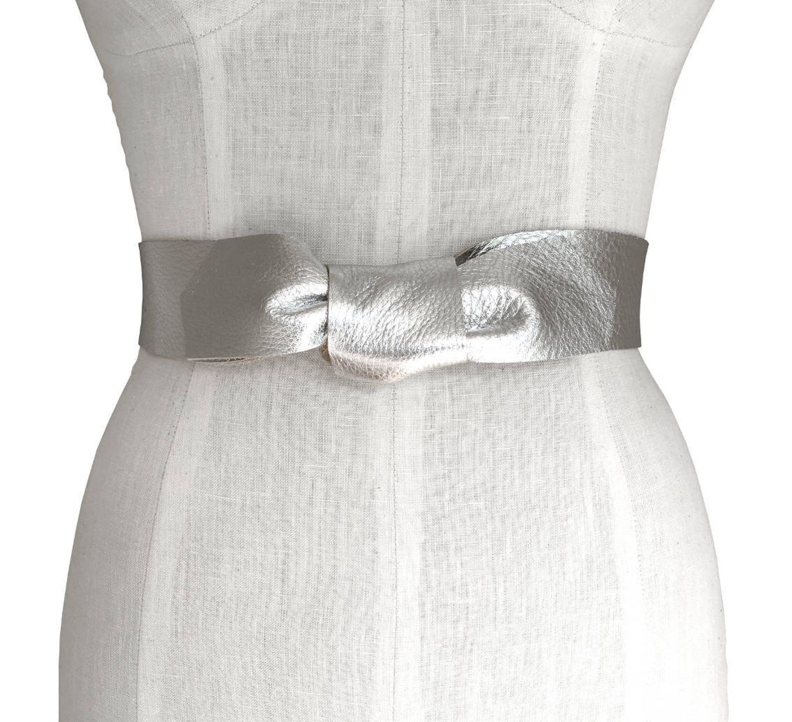 Pink Bow Belt Preppy Belt Party Belt Basic Leather Belt Leather Tie ...