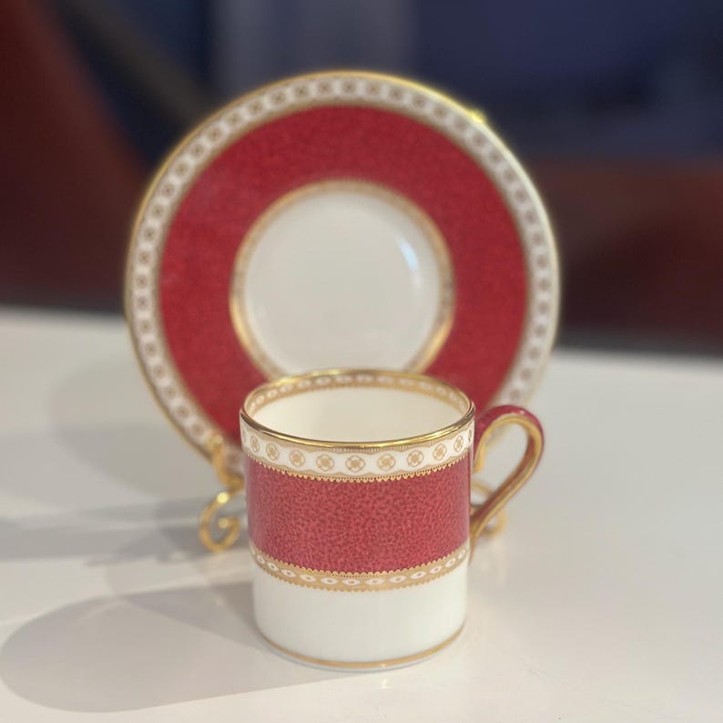 Vintage Wedgwood Ulander English Bone China Teacup Saucer - Etsy