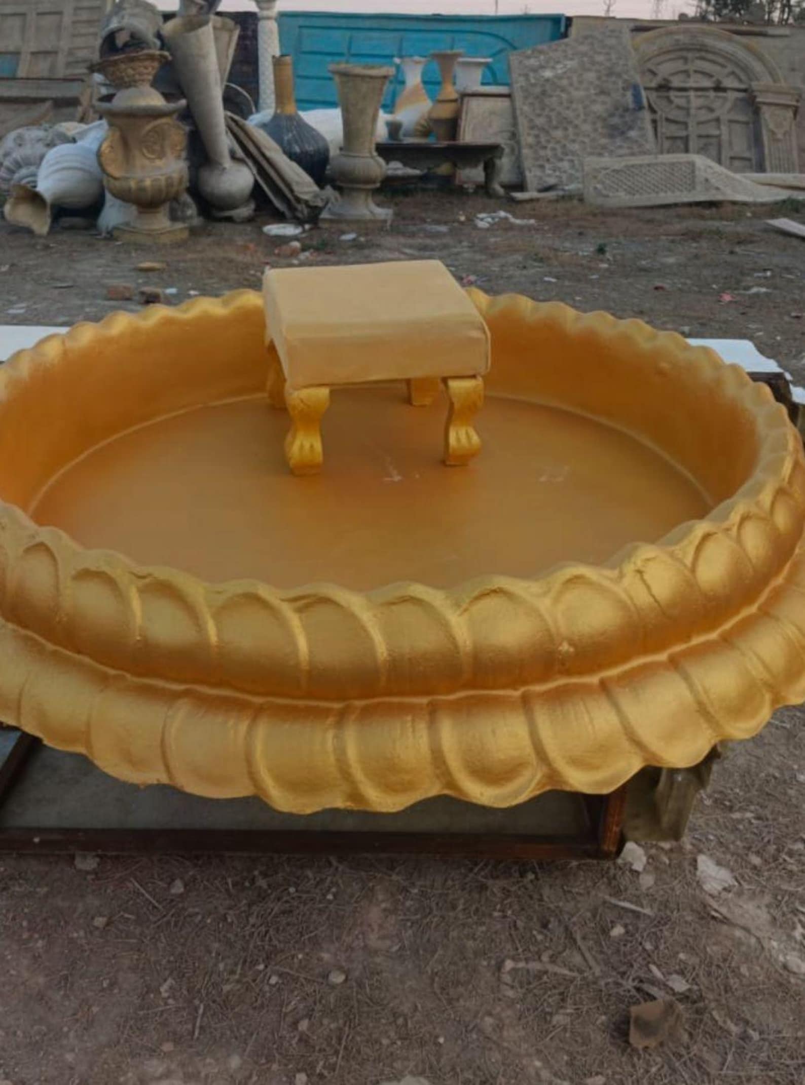 Fiber Lotus Flower Urli: Haldi Mehndi Wedding Decor, 48" - Etsy