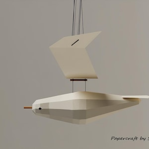 Papercraft Seagull, Papercraft Bird, 3D Puzzle Paper Low Poly Model ...