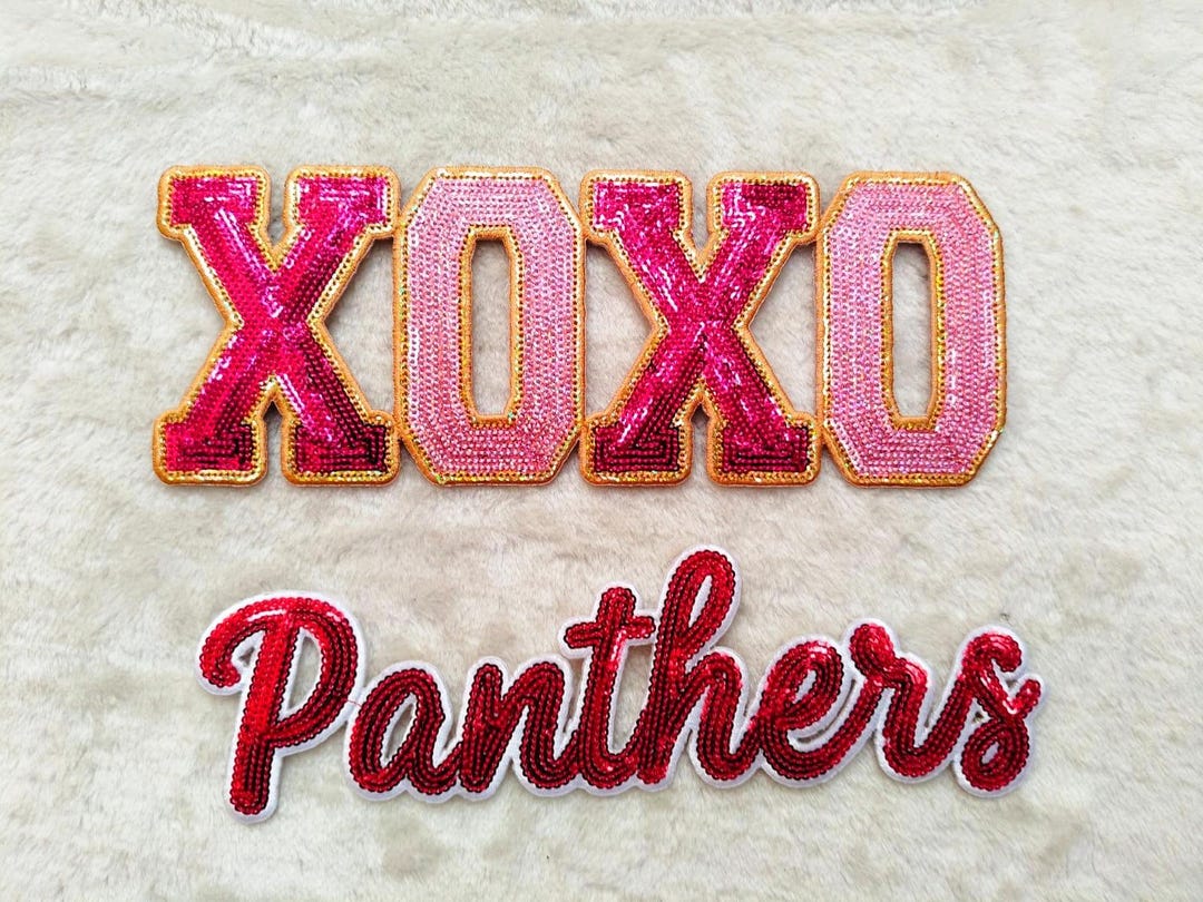 Custom Sequin Patch | Personalized Name or Logo, Iron-on or Sew-on - Etsy