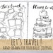 Travel Journal List Places to Visit Planner View for Bullet | Etsy