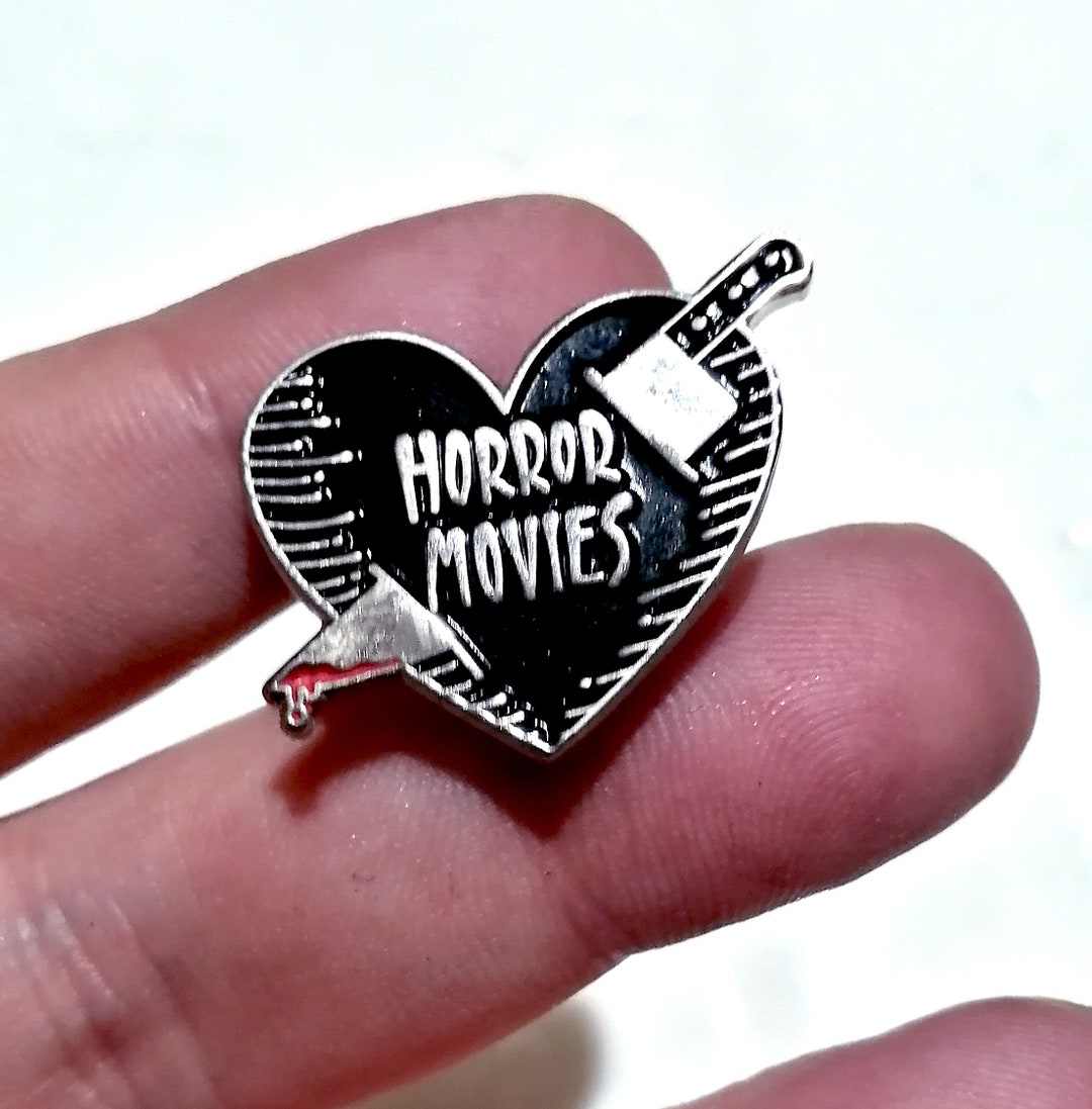 Horror Movie Lover Enamel Pin Free Shipping - Etsy