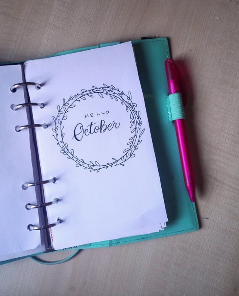 12 Months Cover Journal Pack Printable for Your Bullet - Etsy