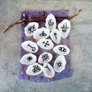 13 Sea Witches Shell Runes Free Shipping - Etsy