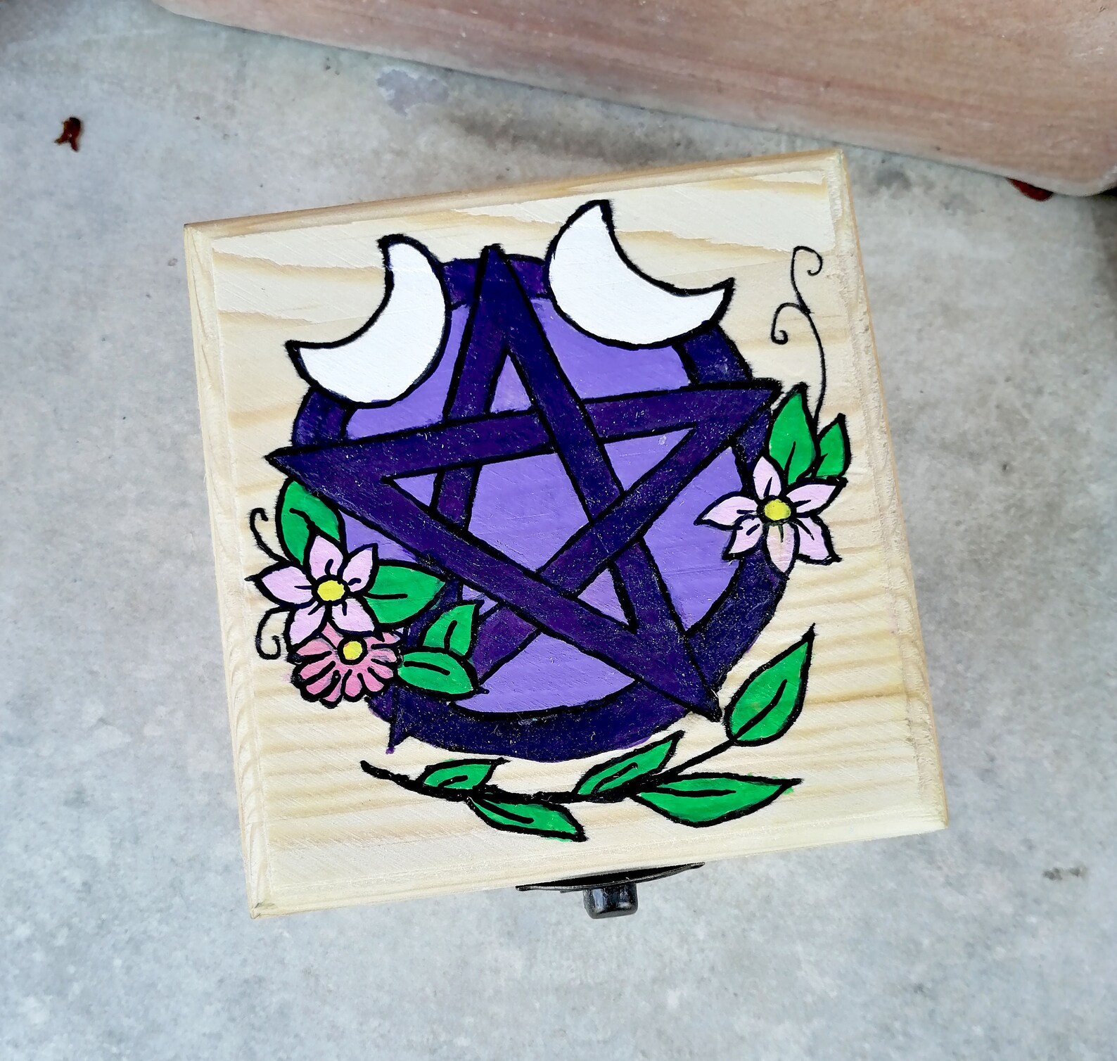Witch Box Witch Cabinet Pentacle Free Shipping | Etsy