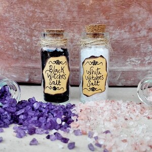 Witches Salt, Set or Single. Pink, Red, Brown, White, Black, Violet ...