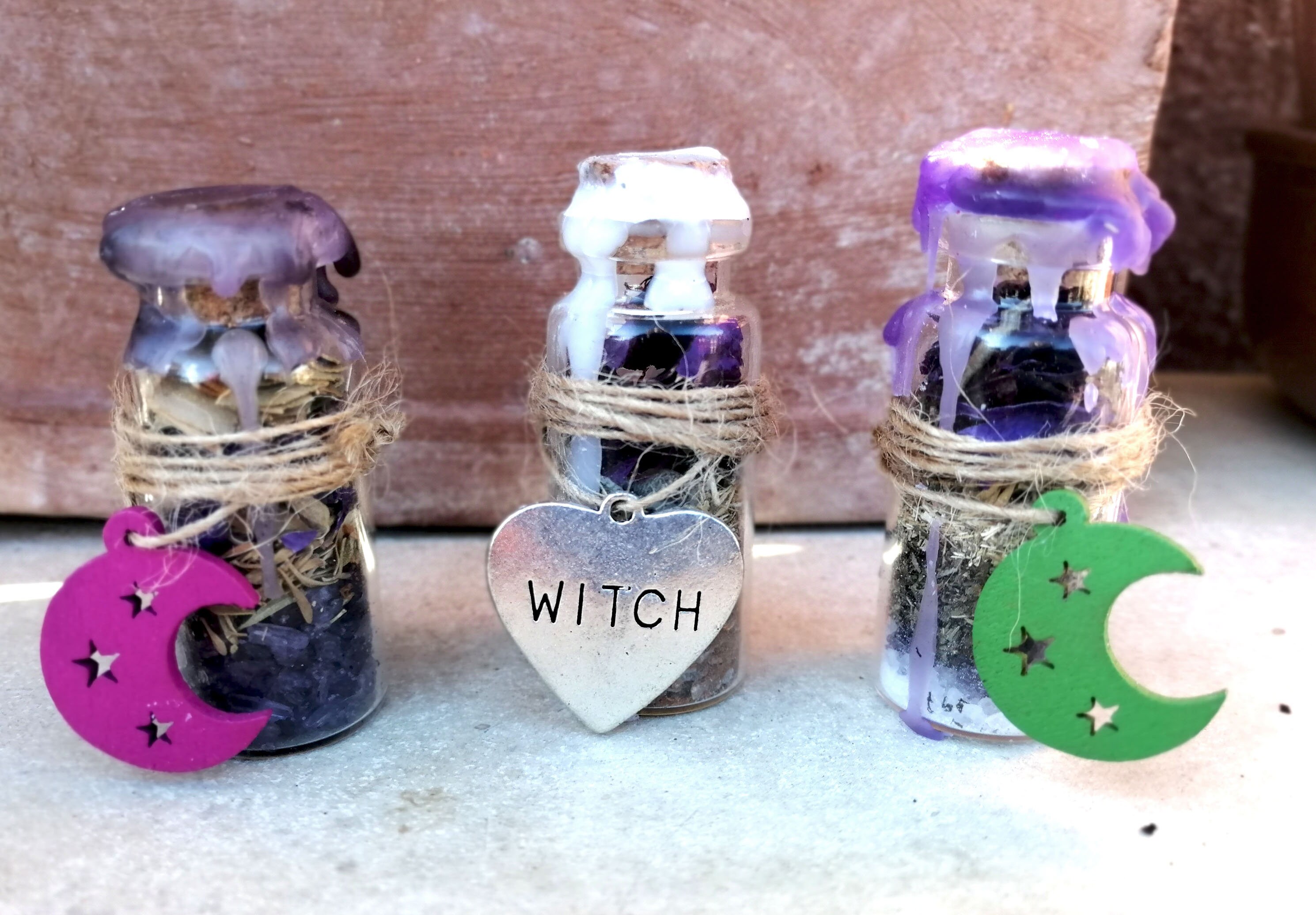 Witch Spell Jar No more Nightmares | Etsy