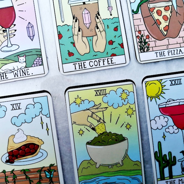 Funny Tarot Deck - Etsy