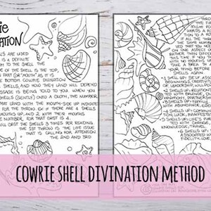 Book of Shadows: Cowrie Shells Magick Uses and Divination Method - Etsy