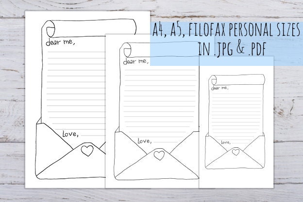 Love letter to yourself Valentines Printable for your | Etsy