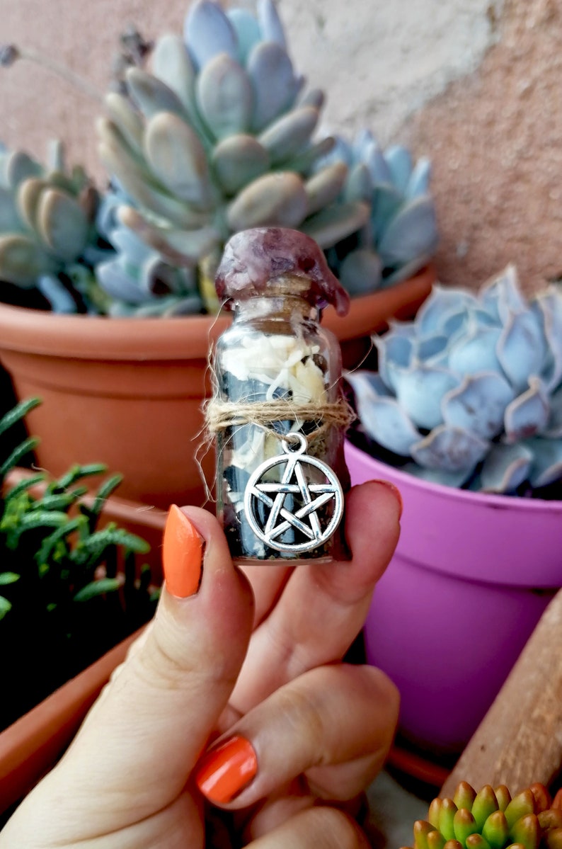Witch Spell Jar Against Toxic Person | Etsy