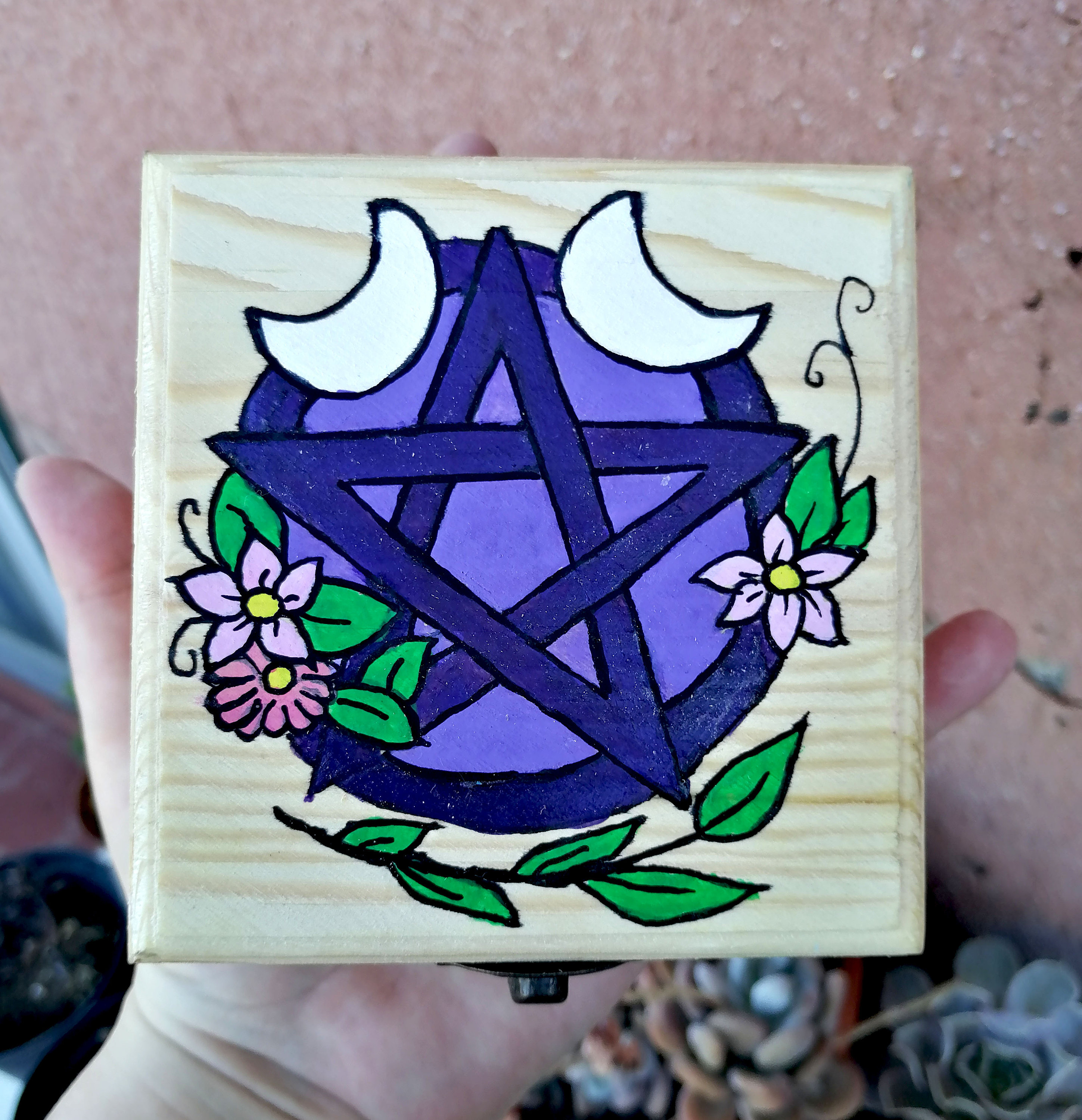 Witch Box Witch Cabinet Pentacle Free Shipping | Etsy