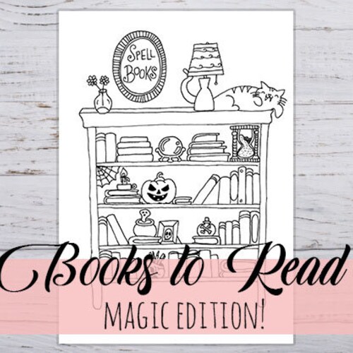 Books to Read Magic Halloween Edition Tracker for Bullet - Etsy