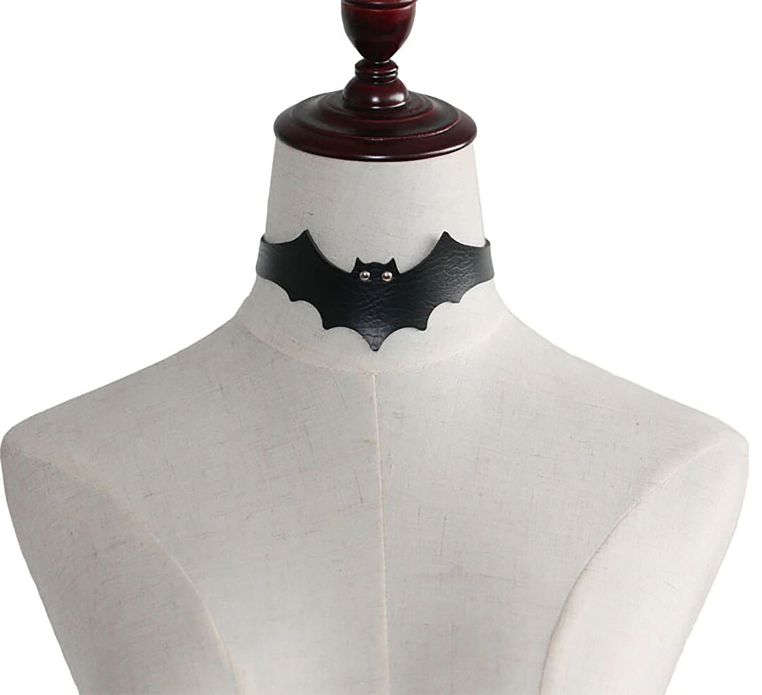 Bat Choker Necklace Gothic Collar - Etsy