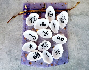 13 Sea Witches Shell Runes Free Shipping | Etsy