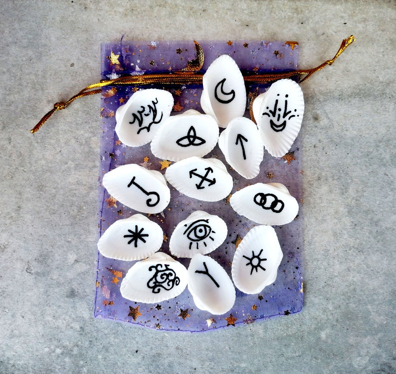 13 Sea Witches Shell Runes Free Shipping | Etsy