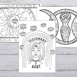Coloring Book of Shadows - Printable - Etsy