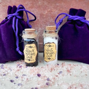 Witches Salt, Set or Single. Pink, Red, Brown, White, Black, Violet ...