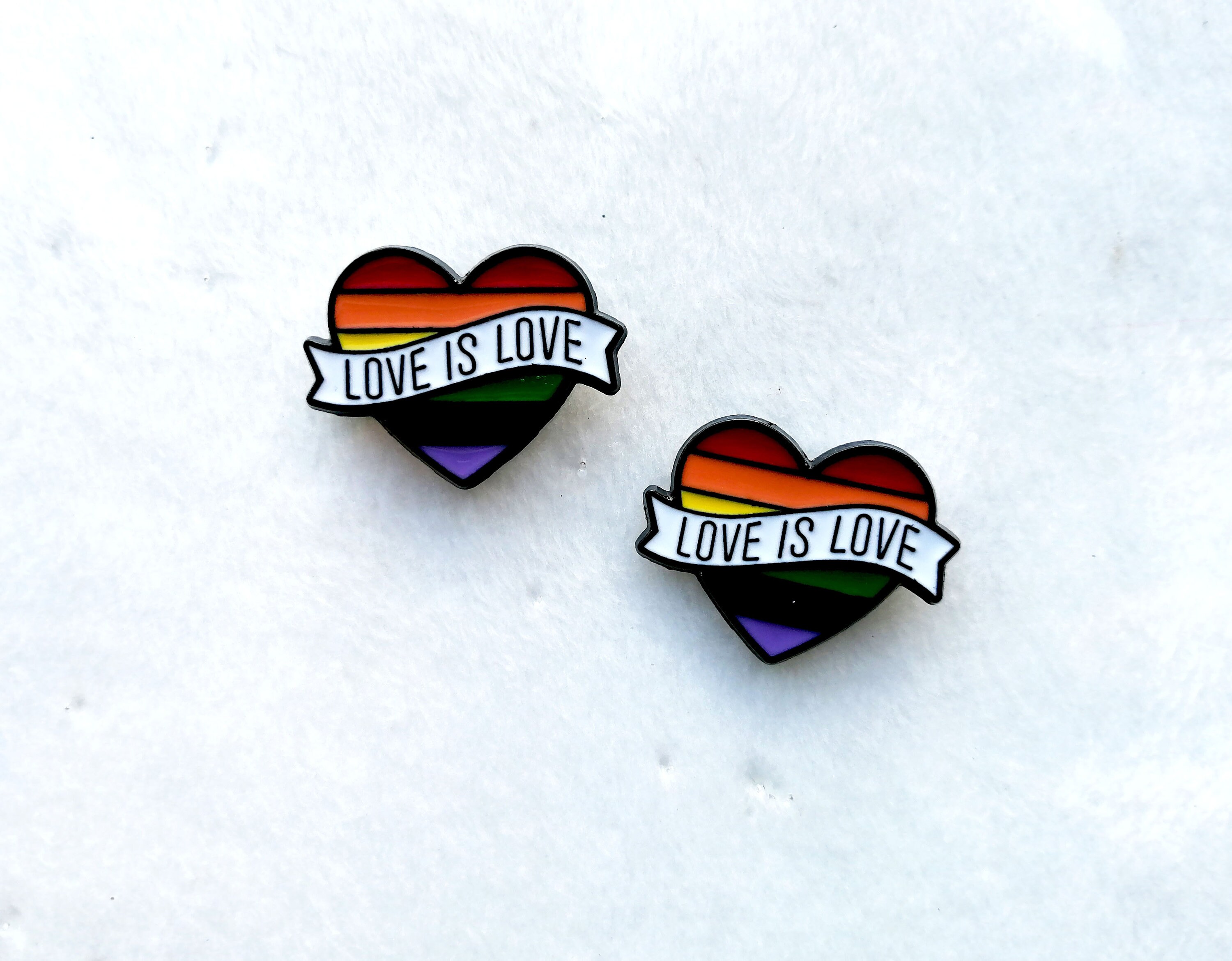 Love is Love LGBTQ PRIDE Enamel Pin | Etsy