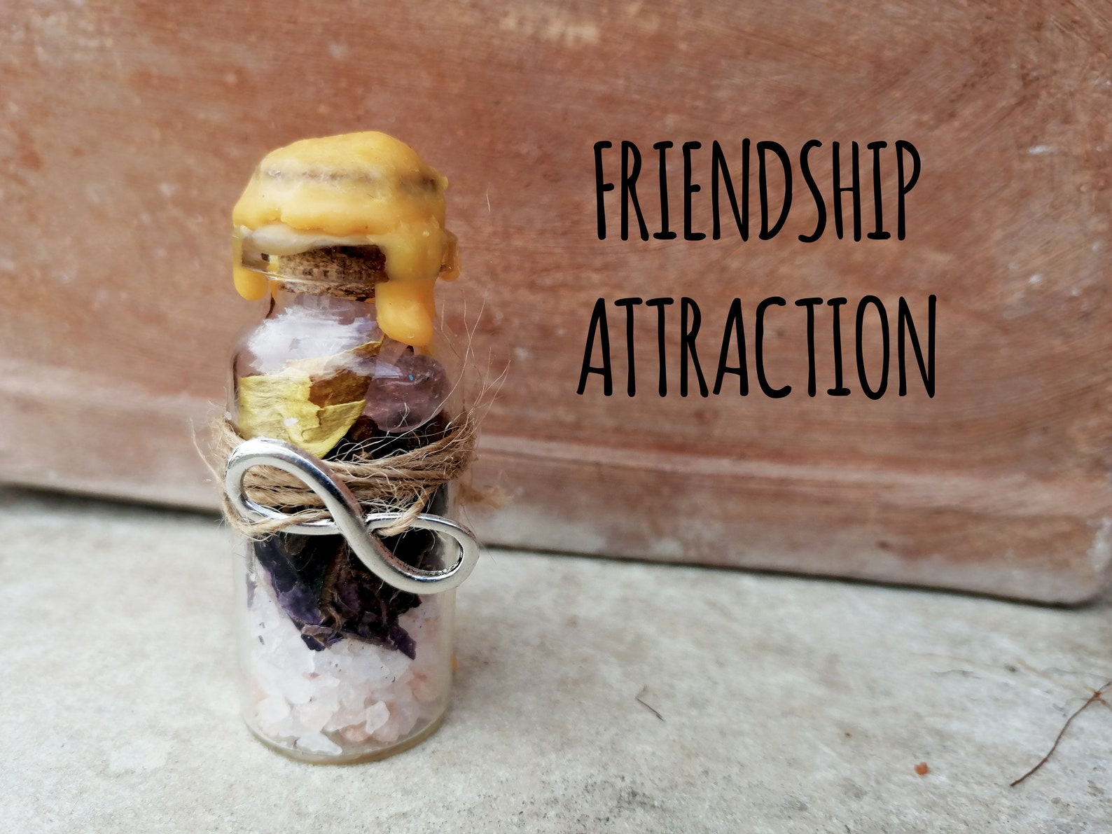 Witch Spell Jar - Friendship Attraction - Etsy