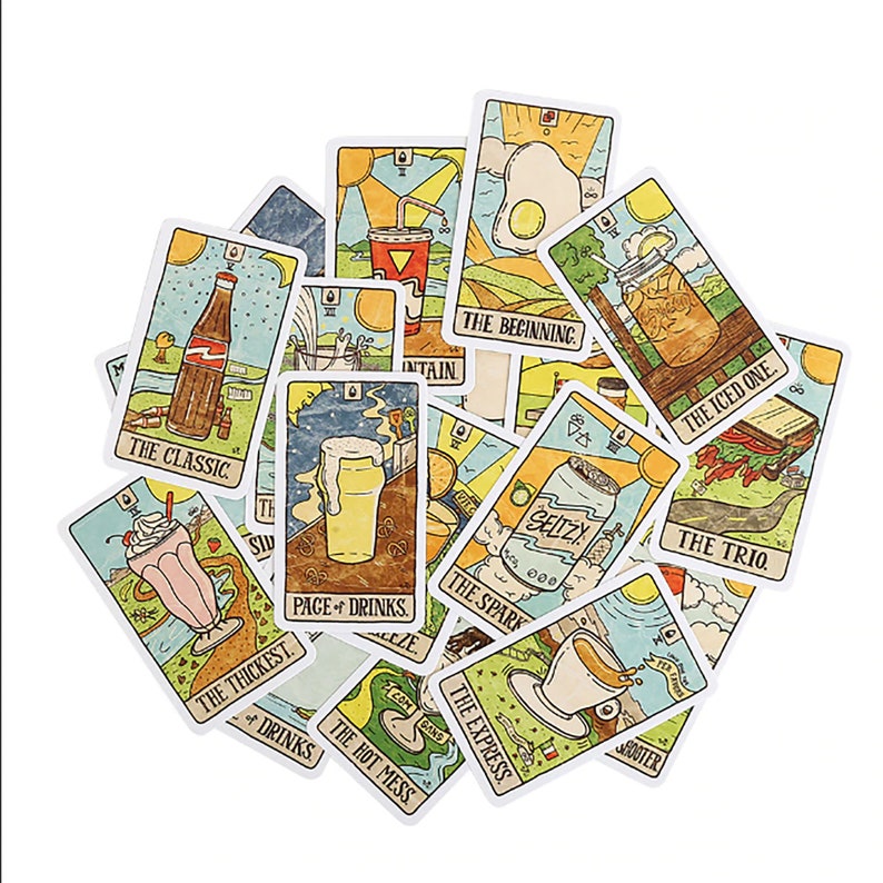Food Fortune 78 Tarot Deck Cards Free Shipping - Etsy