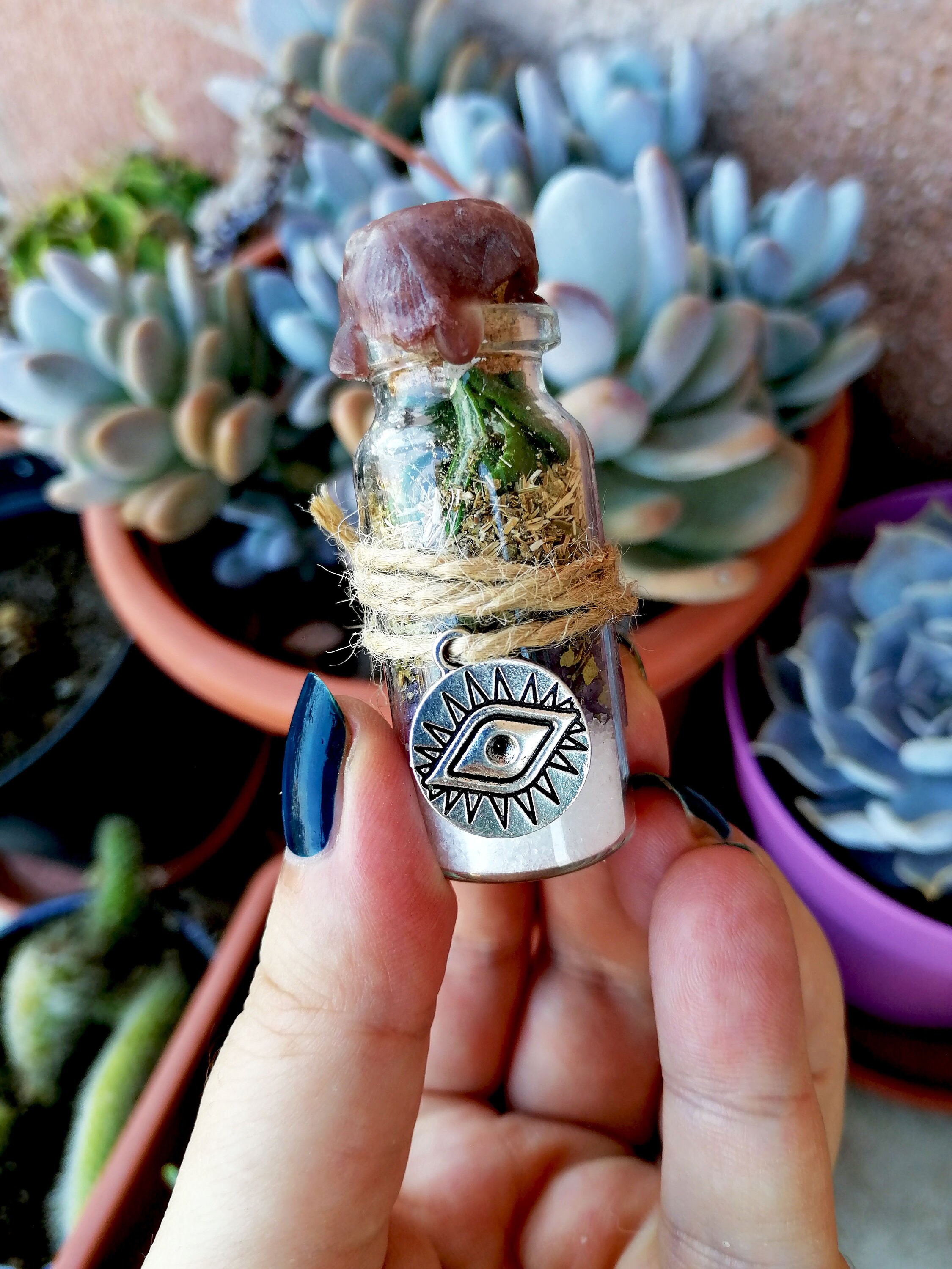 Witch Spell Jar - No More Nightmares - Etsy