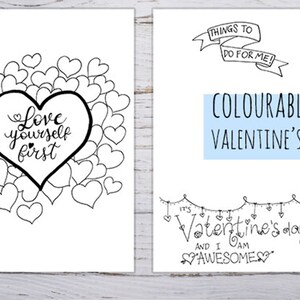 Love Yourself Journal Pack Valentines Day Just for You 8 - Etsy