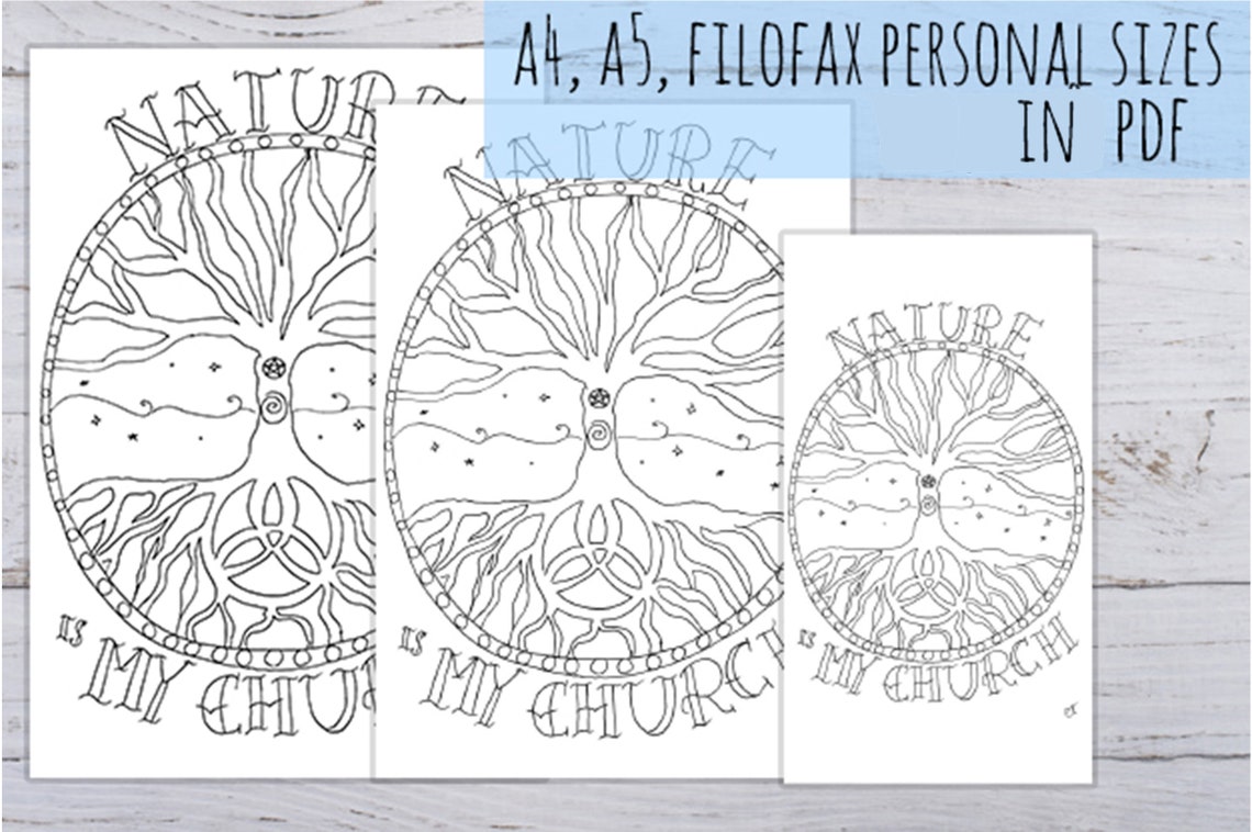 Coloring Book of Shadows Printable | Etsy