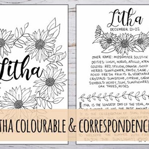 Australia & Southern Hemisphere Litha Celebration Printable Book of ...