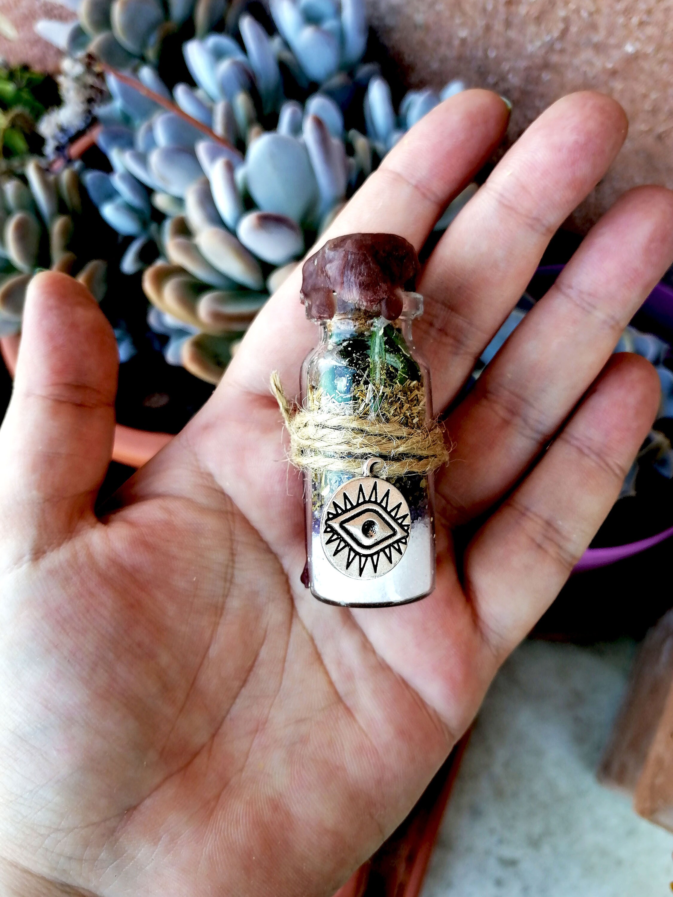 Witch Spell Jar - No More Nightmares - Etsy