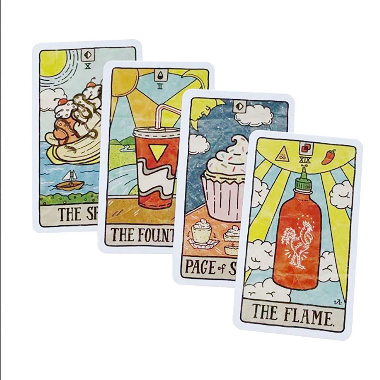 Food Fortune 78 Tarot Deck Cards Free Shipping | Etsy
