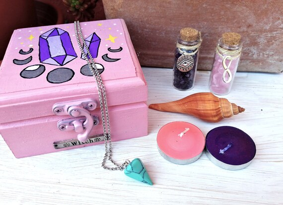 Pocket Travel Altar Kit Crystals | Etsy