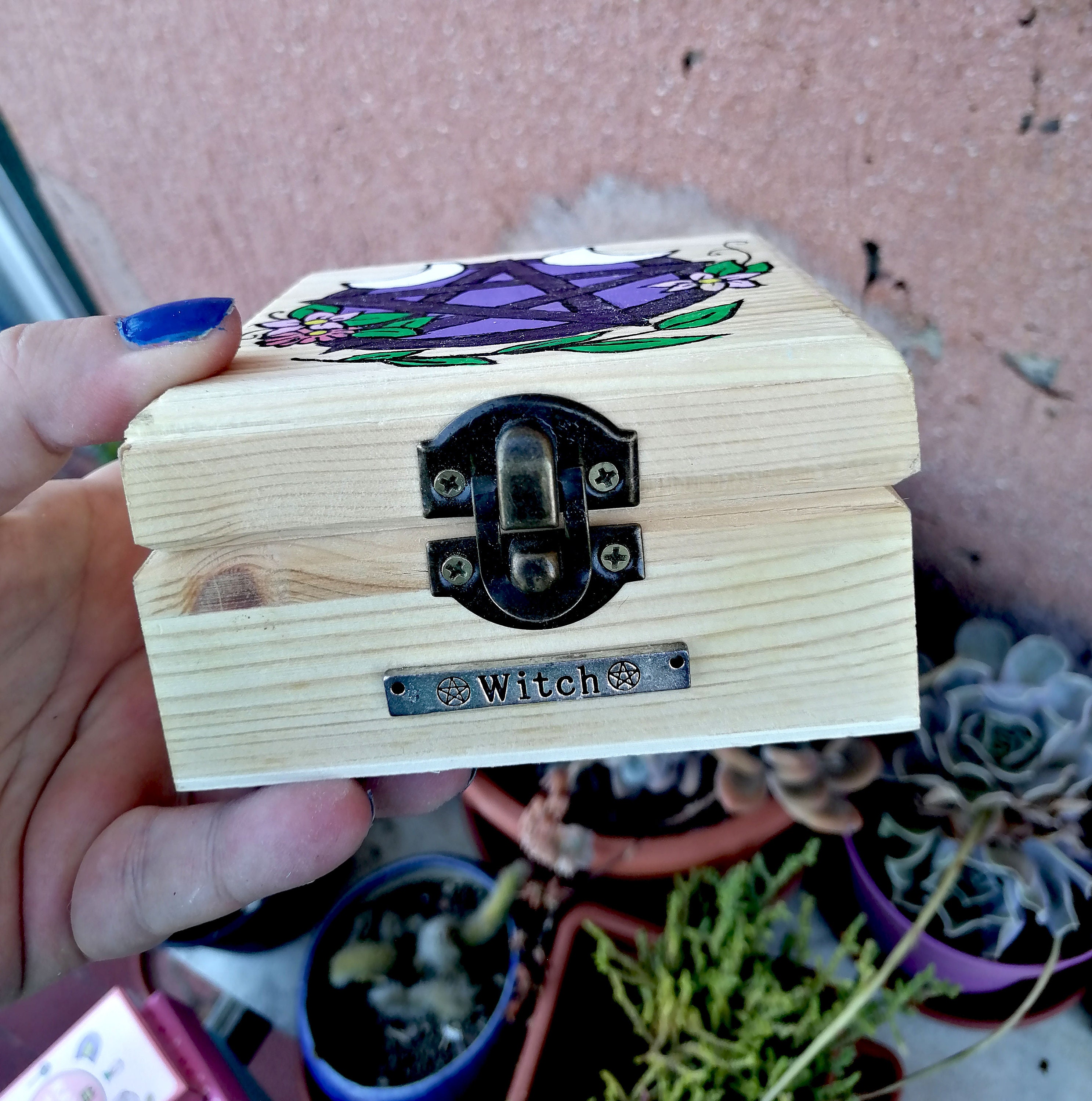 Witch Box Witch Cabinet Pentacle Free Shipping | Etsy