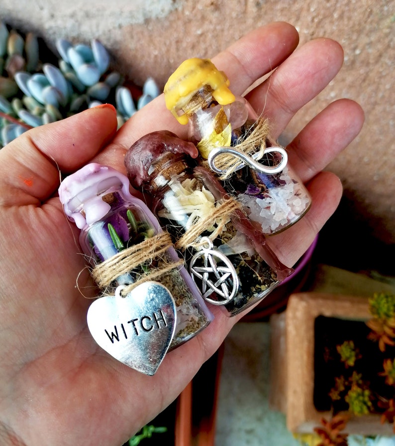 Witch Spell Jar - Friendship Attraction - Etsy